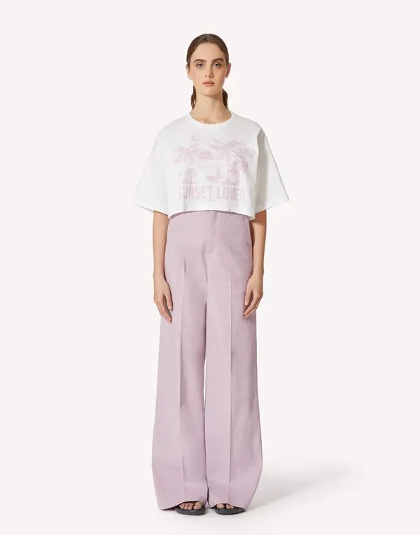 Red Valentino Wide-legged Tailored Trousers
