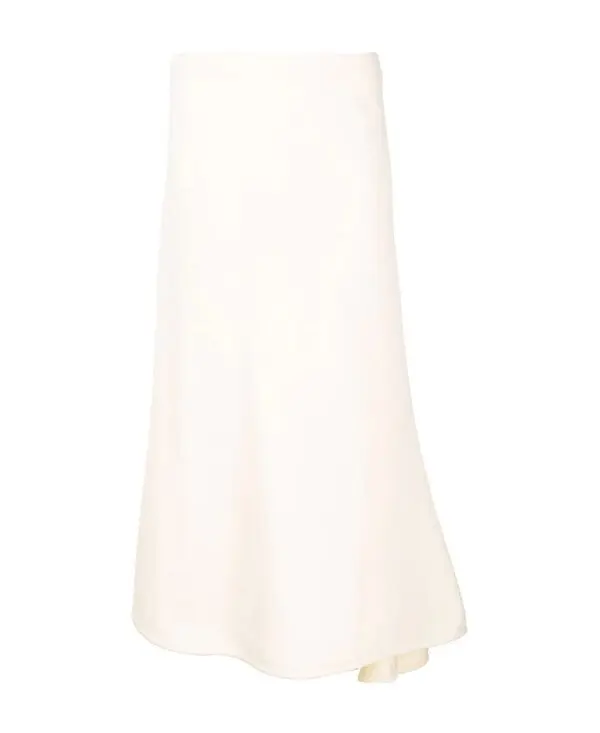 JIL SANDER Asymmetrical Midi Skirt