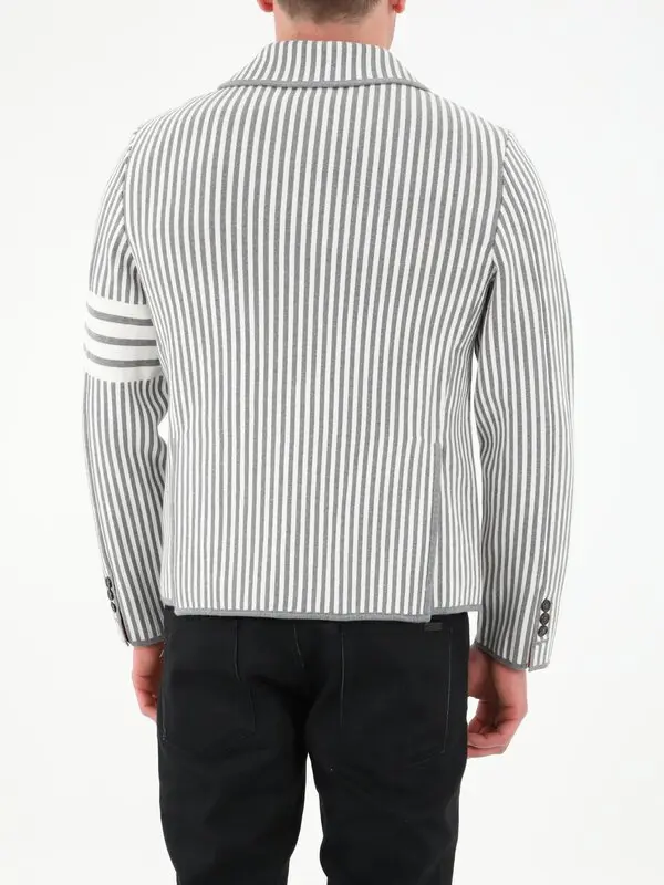 Thom Browne Striped Cotton Blazer