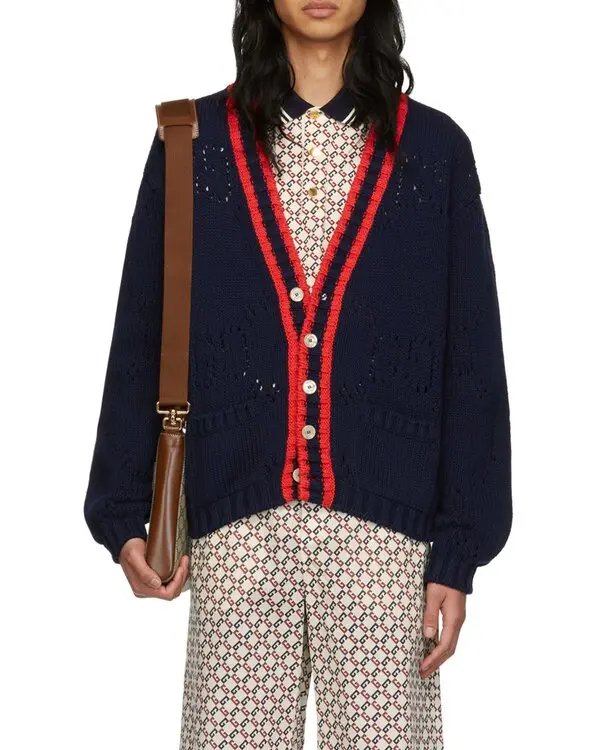 Gucci Logo Knitted Cardigan