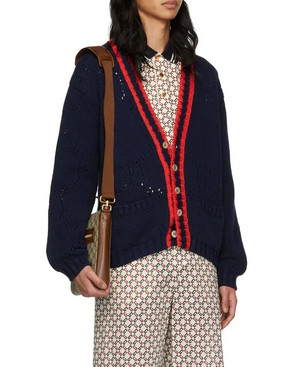 Gucci Logo Knitted Cardigan