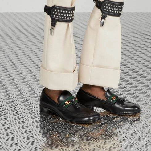 Gucci Web Interlocking G Loafers