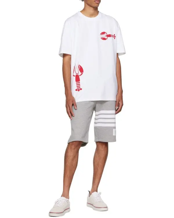Thom Browne Lobster-print Round-neck T-shirt