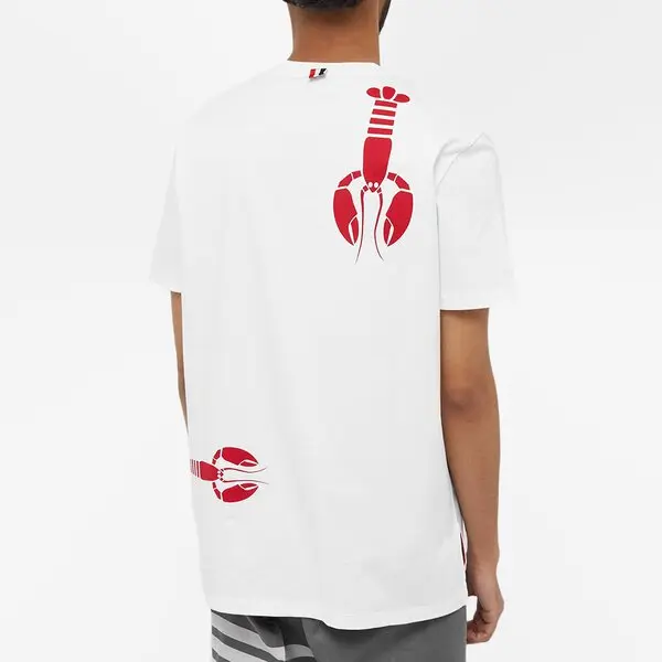 Thom Browne Lobster-print Round-neck T-shirt