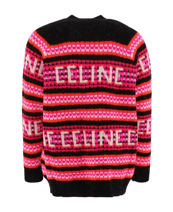 Celine Cardigan In Ski Jacquard Wool