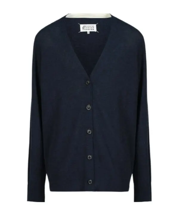MAISON MARGIELA V-neck Long-sleeved Cardigan