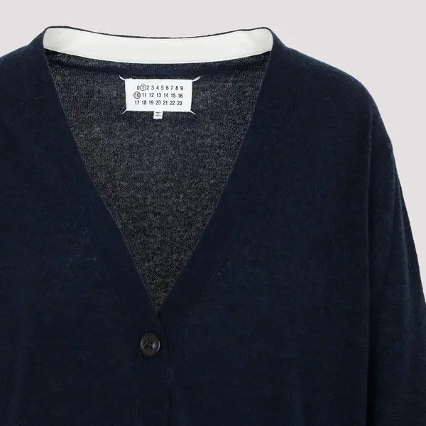 MAISON MARGIELA V-neck Long-sleeved Cardigan