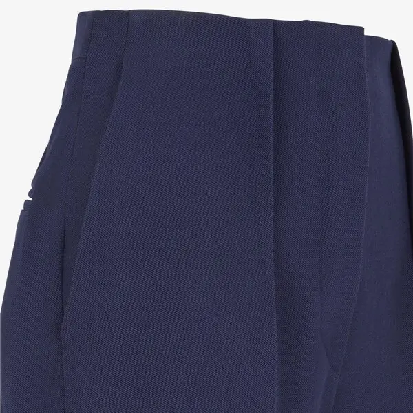 Fendi Pleated Slim Fit Trousers