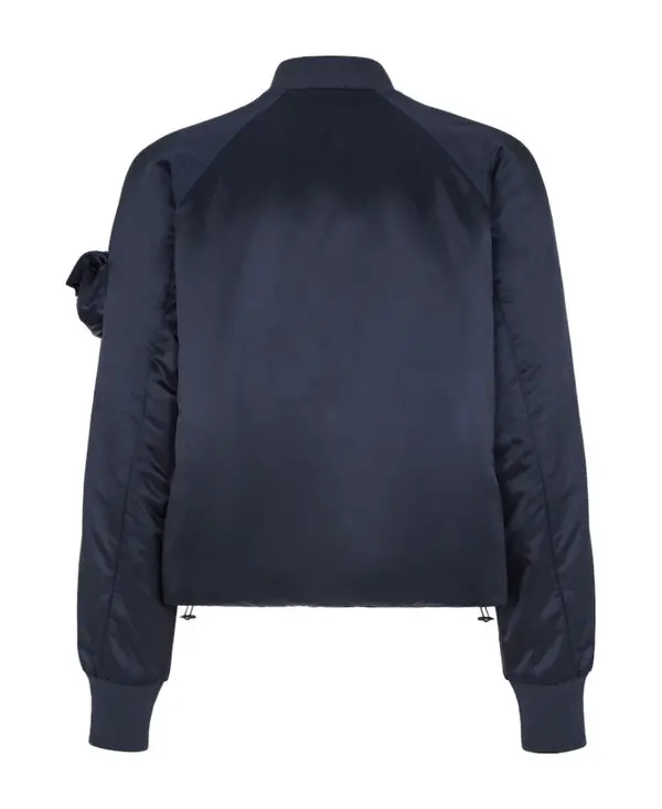 Fendi Blue Nylon Bomber Jacket