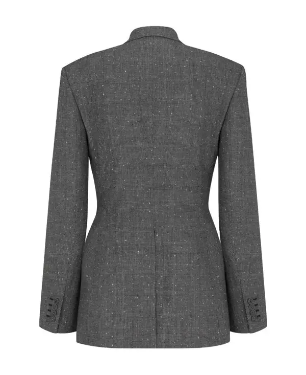 Dior Single-breasted Blazer With Prince Of Wales Pattern