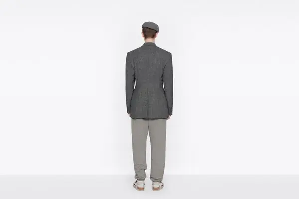 Dior Single-breasted Blazer With Prince Of Wales Pattern