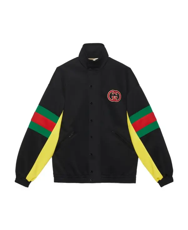 Gucci Gg Crossing Patch Buttoned Jacket