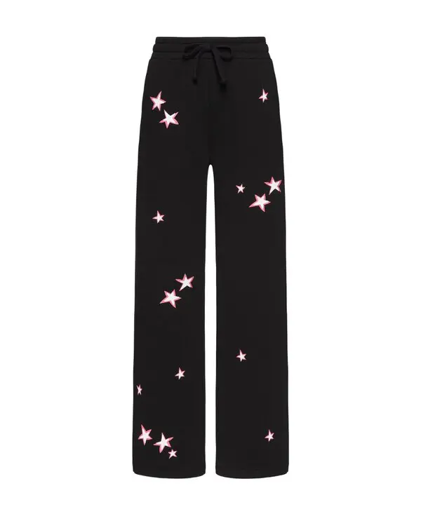 Red Valentino Pentagram Pattern Sweatpants