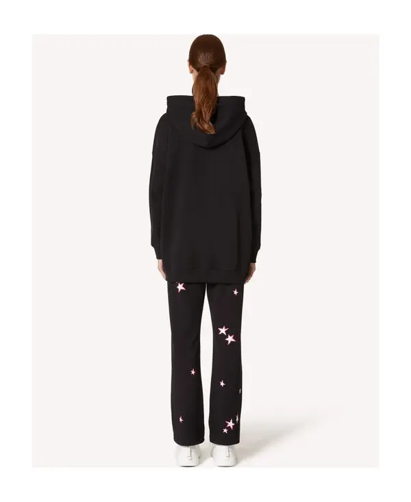 Red Valentino Pentagram Pattern Sweatpants
