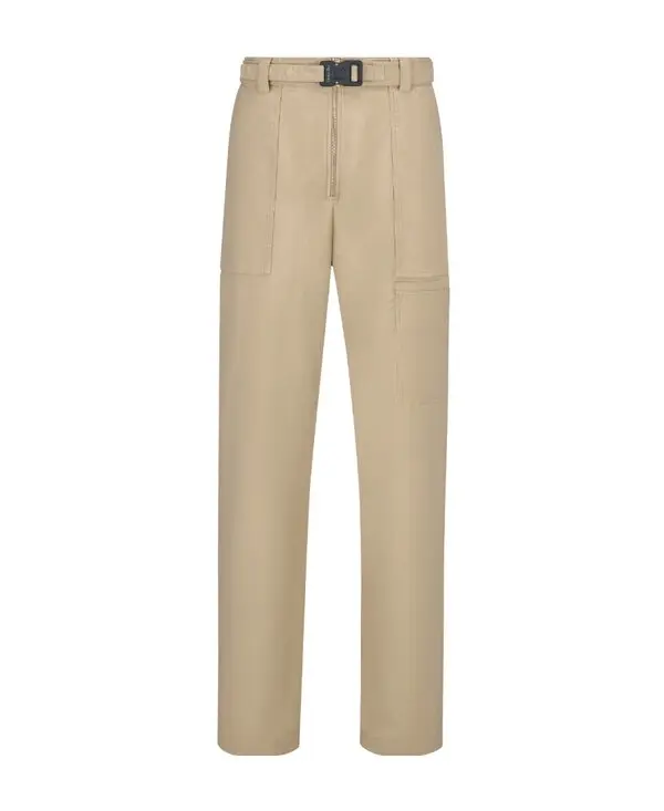 Dior Cargo Pants With 'cd' Buckle Belt