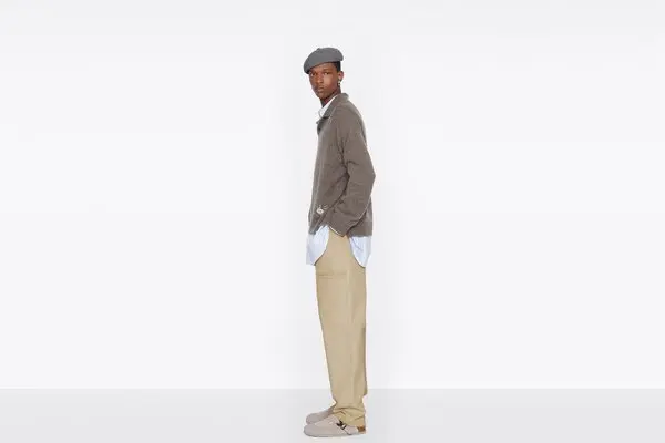 Dior Cargo Pants With 'cd' Buckle Belt