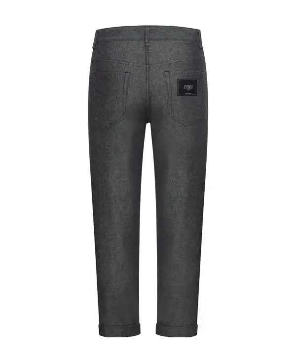Fendi Logo Jeans