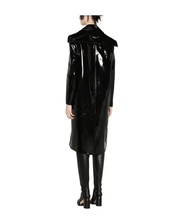 Raf Simons Double-breasted Lapel Long Overcoat