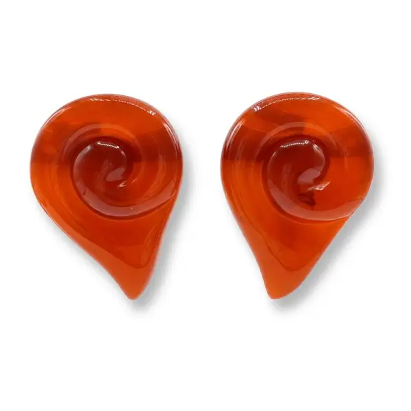 MICHAEL NASH JEWELRY Brigite Polished Tortoise Resin Clip On Earrings - Brown