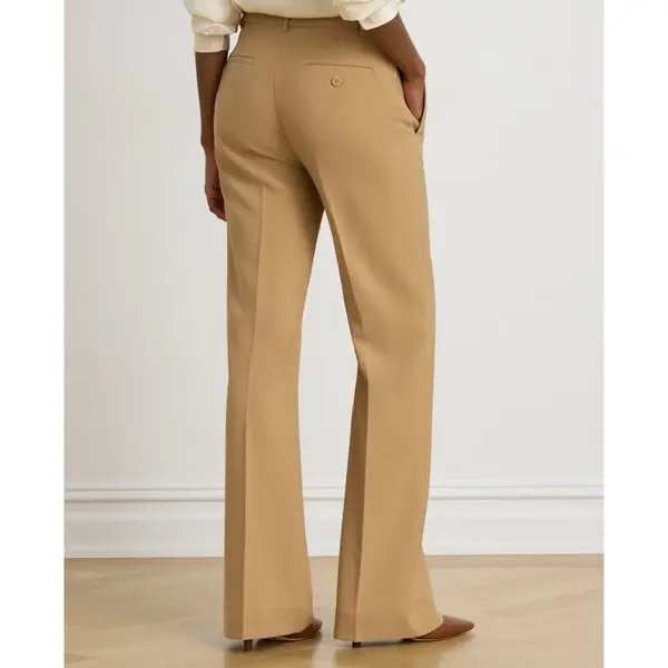 Ralph Lauren Stretch Crepe Straight Pant