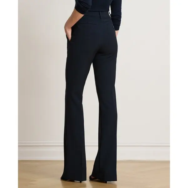 Ralph Lauren Stretch Crepe Straight-leg Trousers