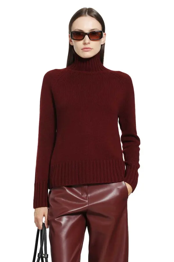 Max Mara Wool Cashmere Turtleneck Sweater