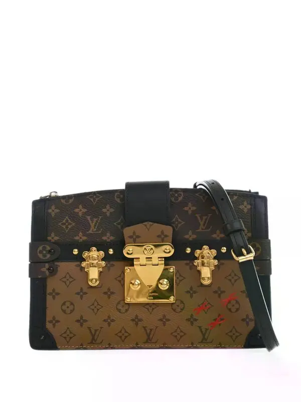 LOUIS VUITTON 2021-2026 Monogram Reverse Trunk Clutch Crossbody Bag