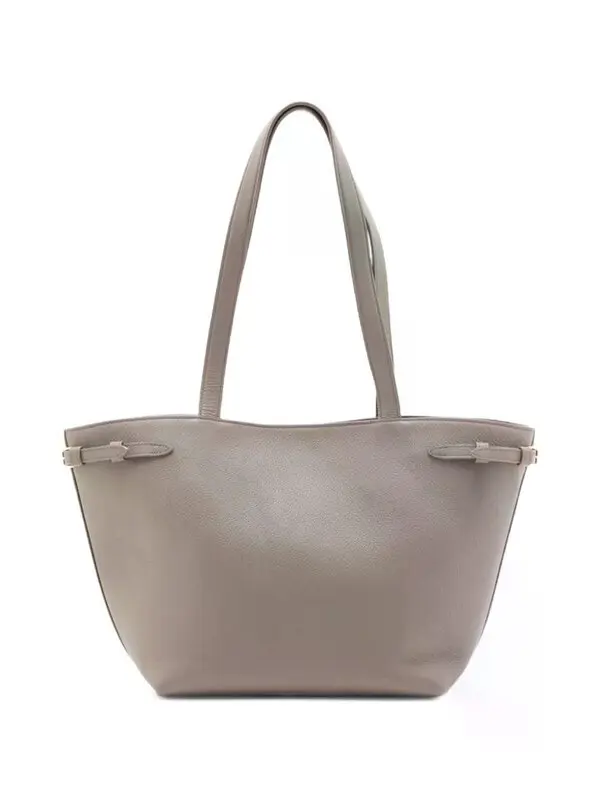 Celine Grained Calfskin Triomphe Cabas Anais Tote Bag - Grey