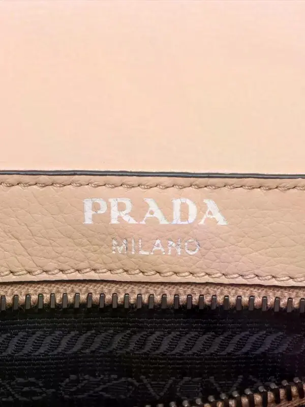 Prada Glace Calfskin Studded Crossbody Bag