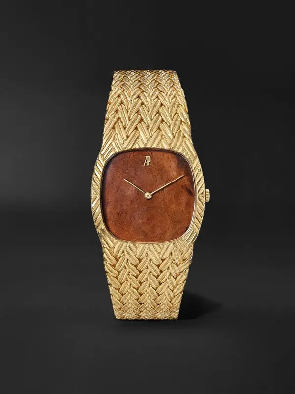 STEPHANIE WINDSOR Audemars Piguet Vintage 1970s Giant Cobra Hand-wound 32mm 18-karat Gold Watch, Ref. 94641 - Brown