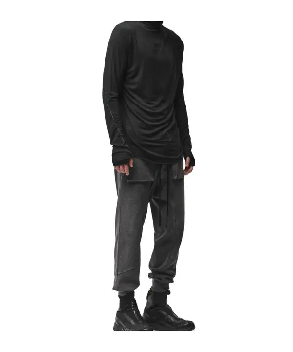 THOM KROM Long-sleeve Mock Neck Knit Top