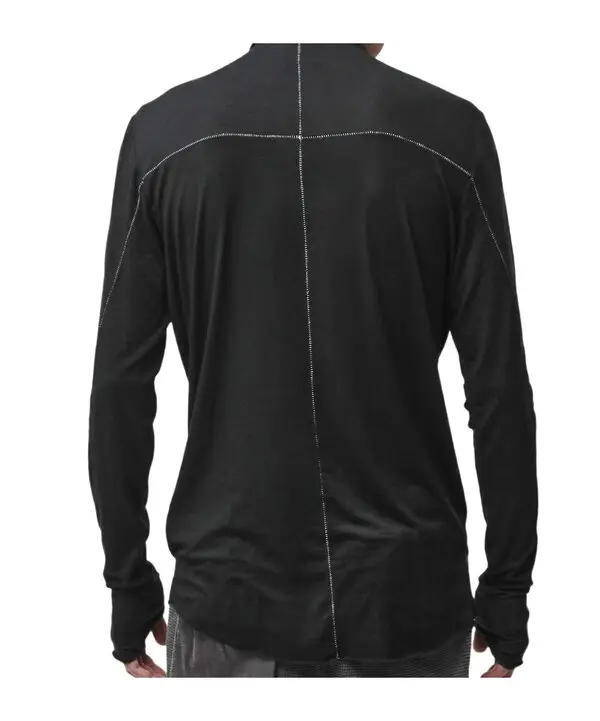 THOM KROM Long-sleeve Mock Neck Knit Top