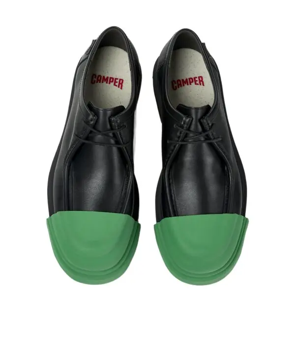 Camper Black Leather Shoes For