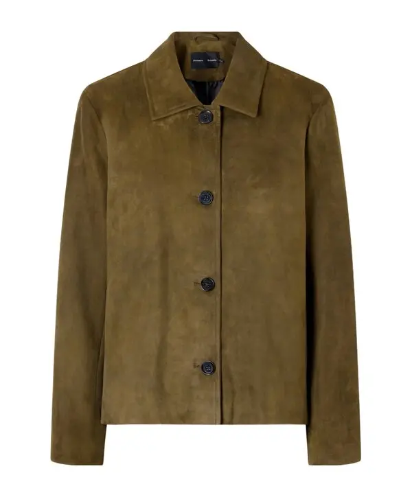 Proenza Schouler Suede Cropped Jacket
