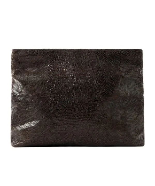 NILI LOTAN Lizardembossed Clutch