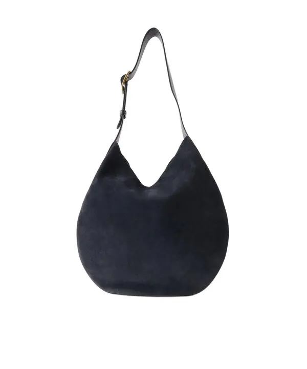 NILI LOTAN Suede Hobo Shoulder Bag