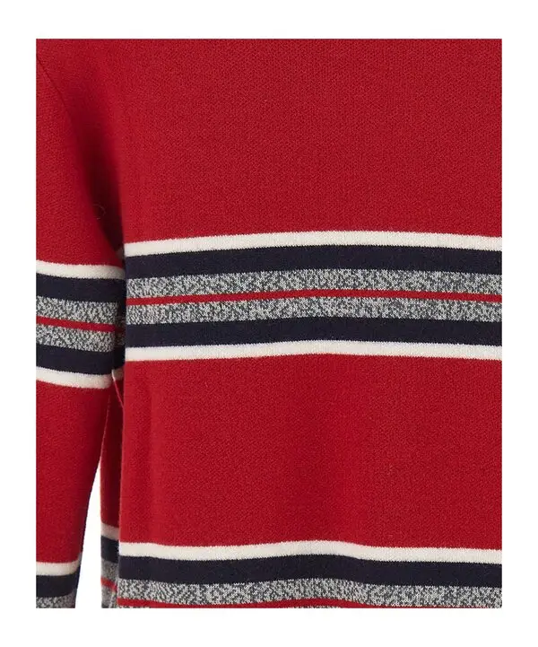 Iceberg Logo Striped Knitted Sweater
