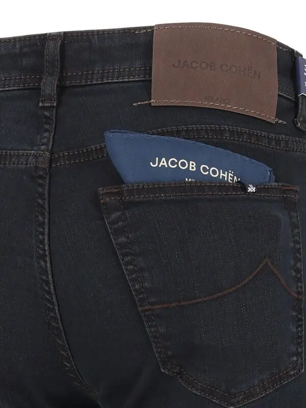 Jacob Cohen Embroidered-logo Jeans