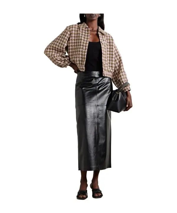 L'Agence Textured Tweed Jacket