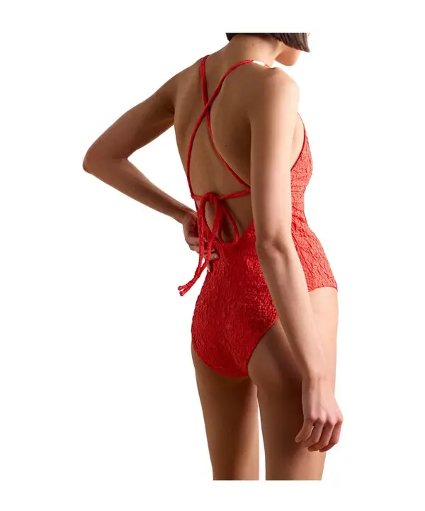 Mara Hoffman Red Onepiece Swimsuit
