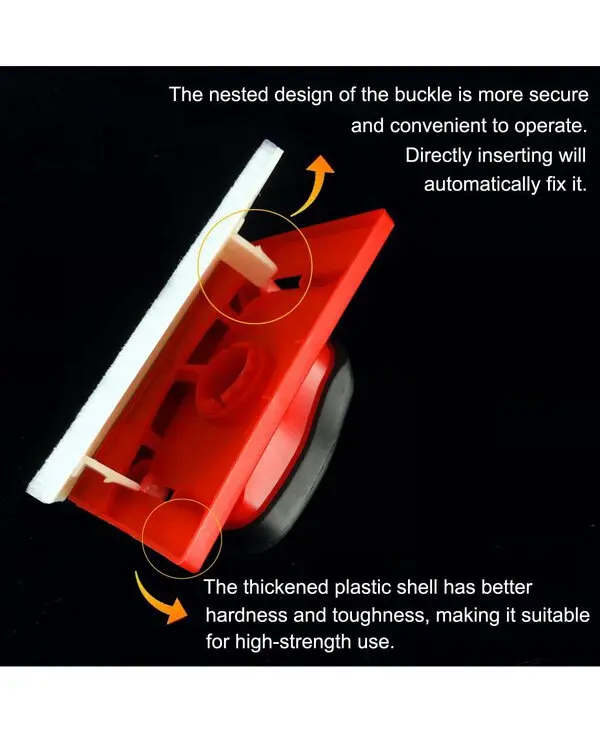 XDOVET Edger Trimmer Wall Ceiling Corner Pad Applicator Tool - Red