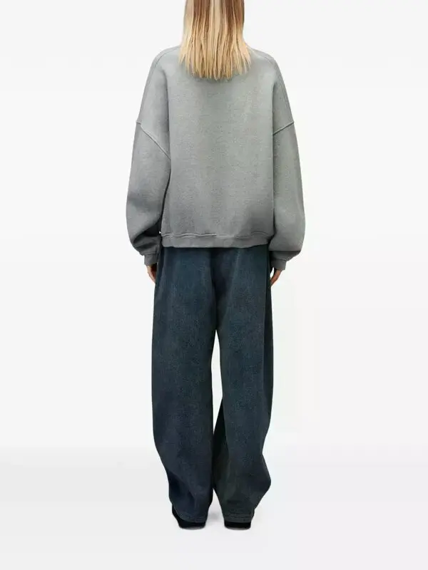 Alexander Wang Oversized Crewneck With Logo Print