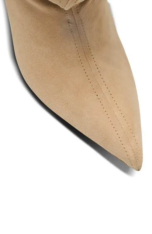 Balmain No Wedge" Suede Ankle Boots