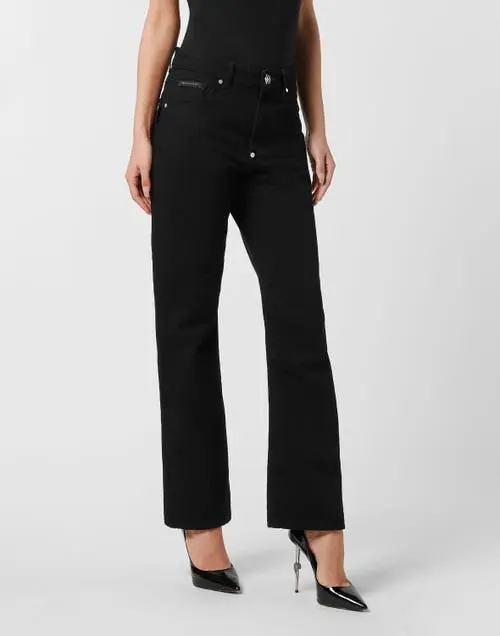 Philipp Plein Straight Fit Jeans Hexagon - Summernight