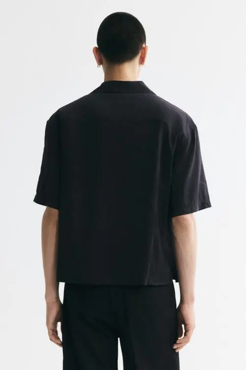 H&M Relaxed-fit Modal-blend Resort Shirt