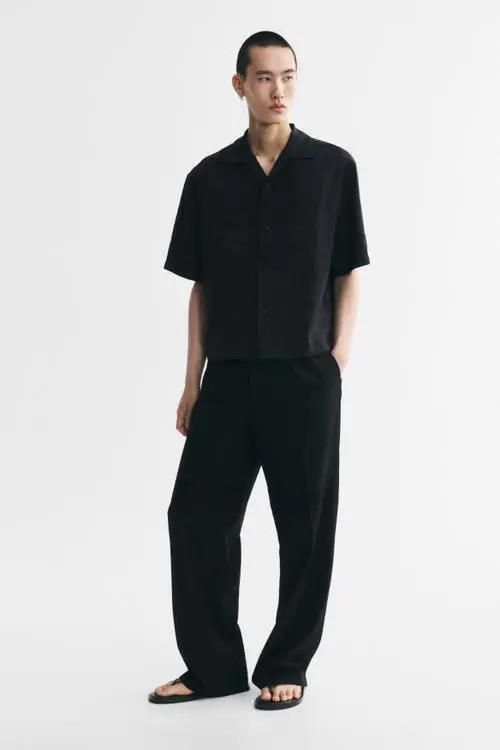 H&M Relaxed-fit Modal-blend Resort Shirt
