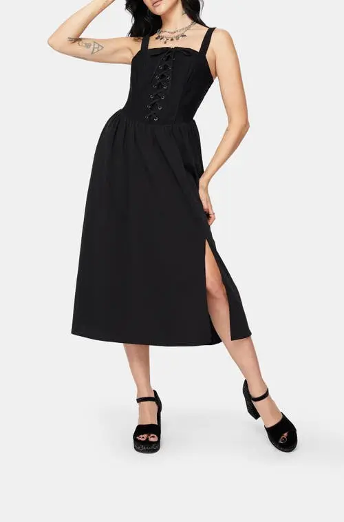 DISTURBIA Miranda Midi Corset Dress