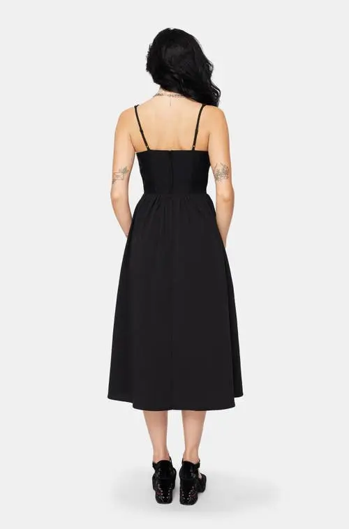 DISTURBIA Miranda Midi Corset Dress