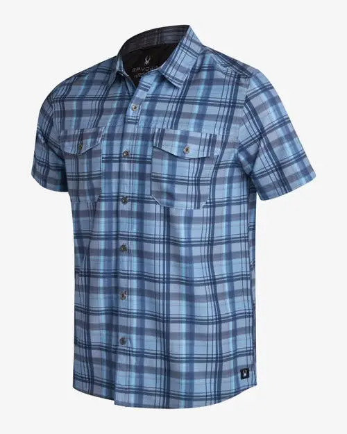 SPYDER Seaside Collared Shirt - Dusty Blue