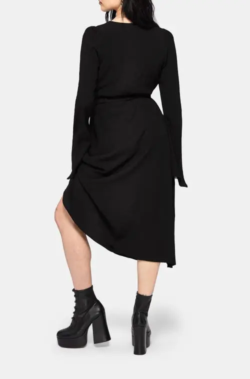 DISTURBIA Millicent Chain Front Midi Dress